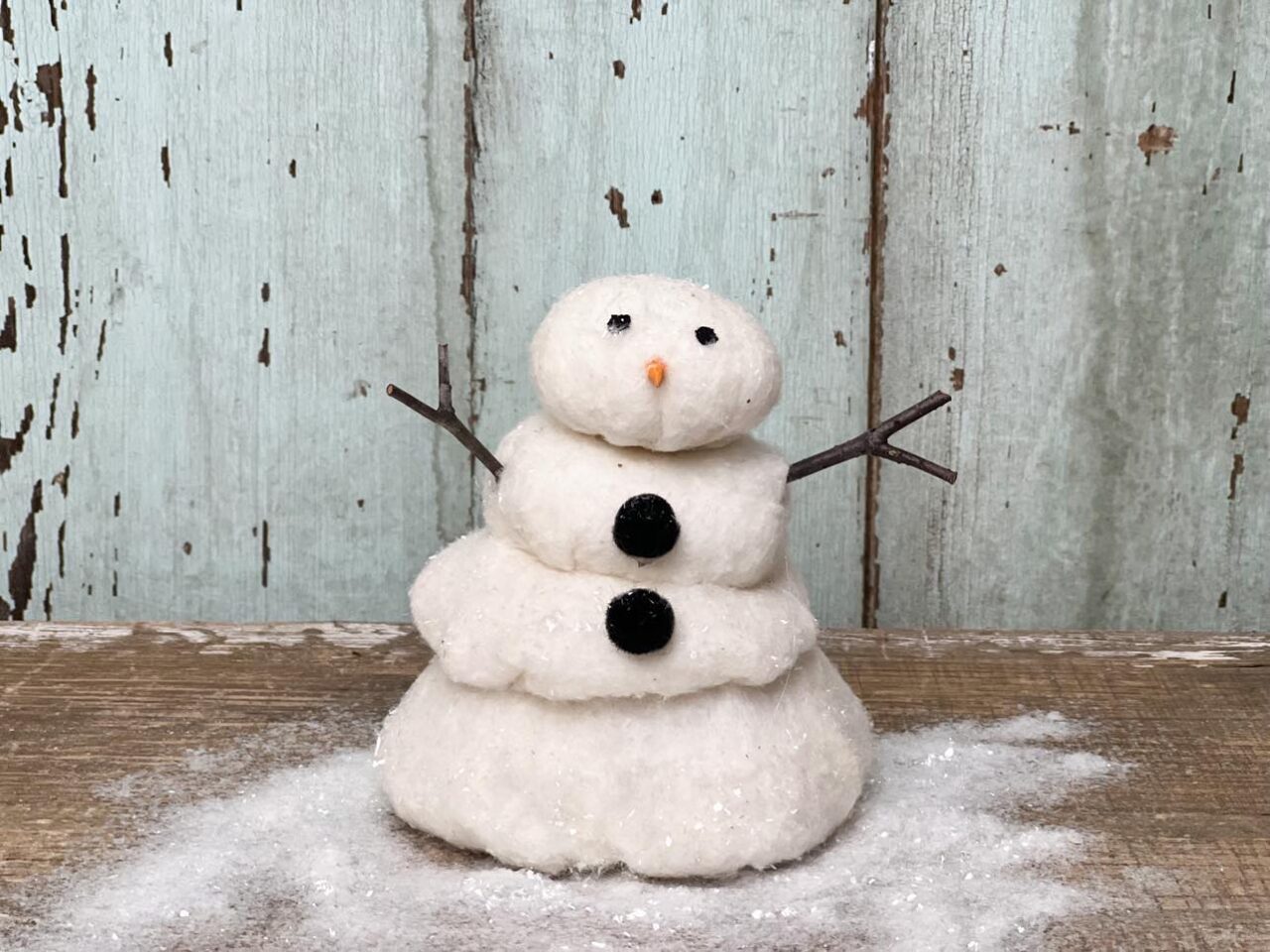 How To Make A Melting Snowman - The Shabby Tree