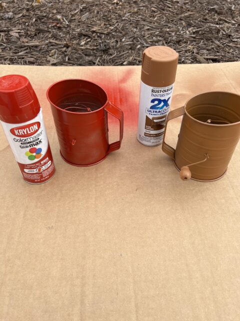 How To Turn A Sifter Into A Christmas Decoration - The Shabby Tree