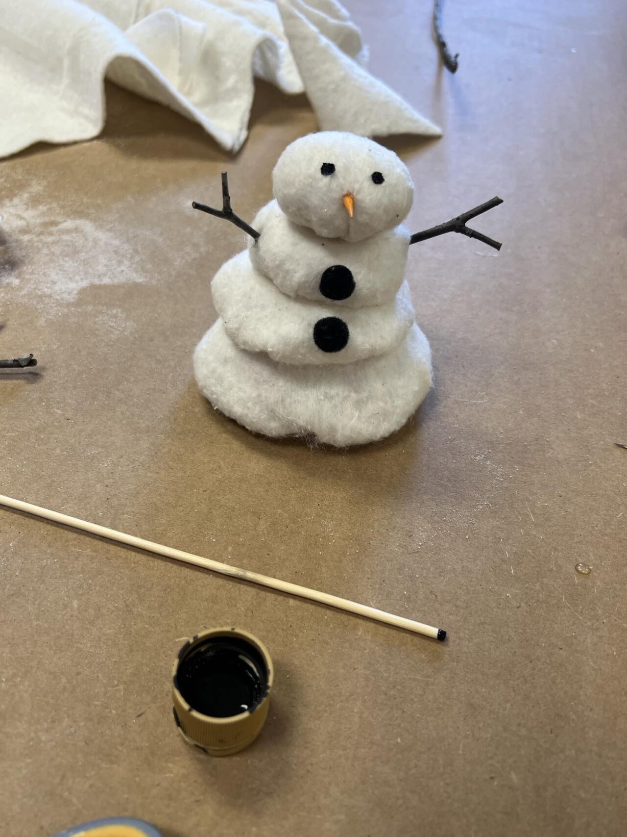 How To Make A Melting Snowman - The Shabby Tree