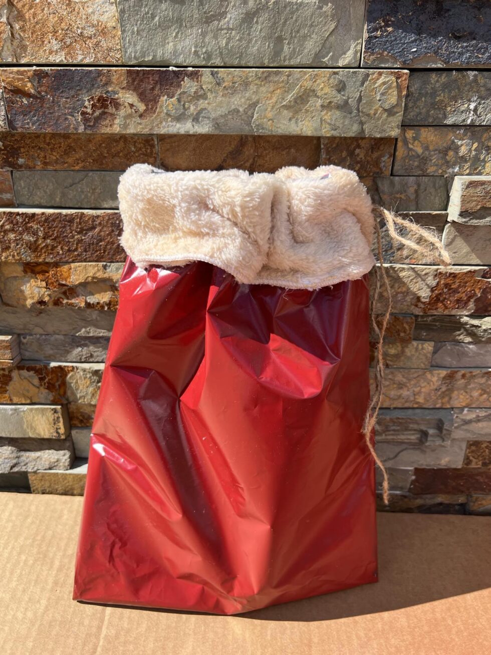 How To Make A Santa Sack - The Shabby Tree