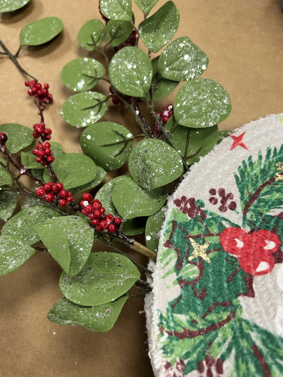 How To Make A Tree Topper Out Of Placemats - The Shabby Tree