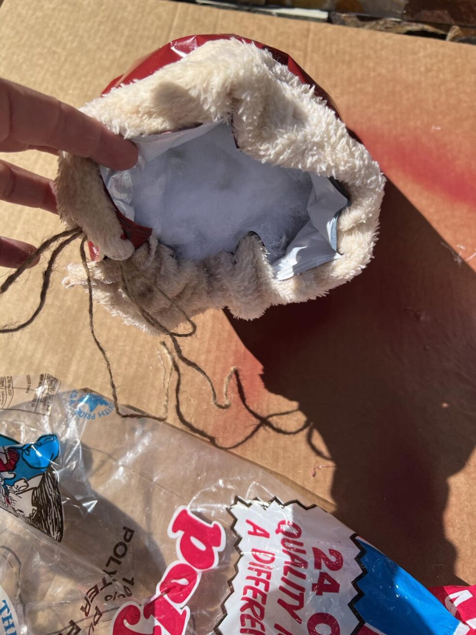 How To Make A Santa Sack - The Shabby Tree