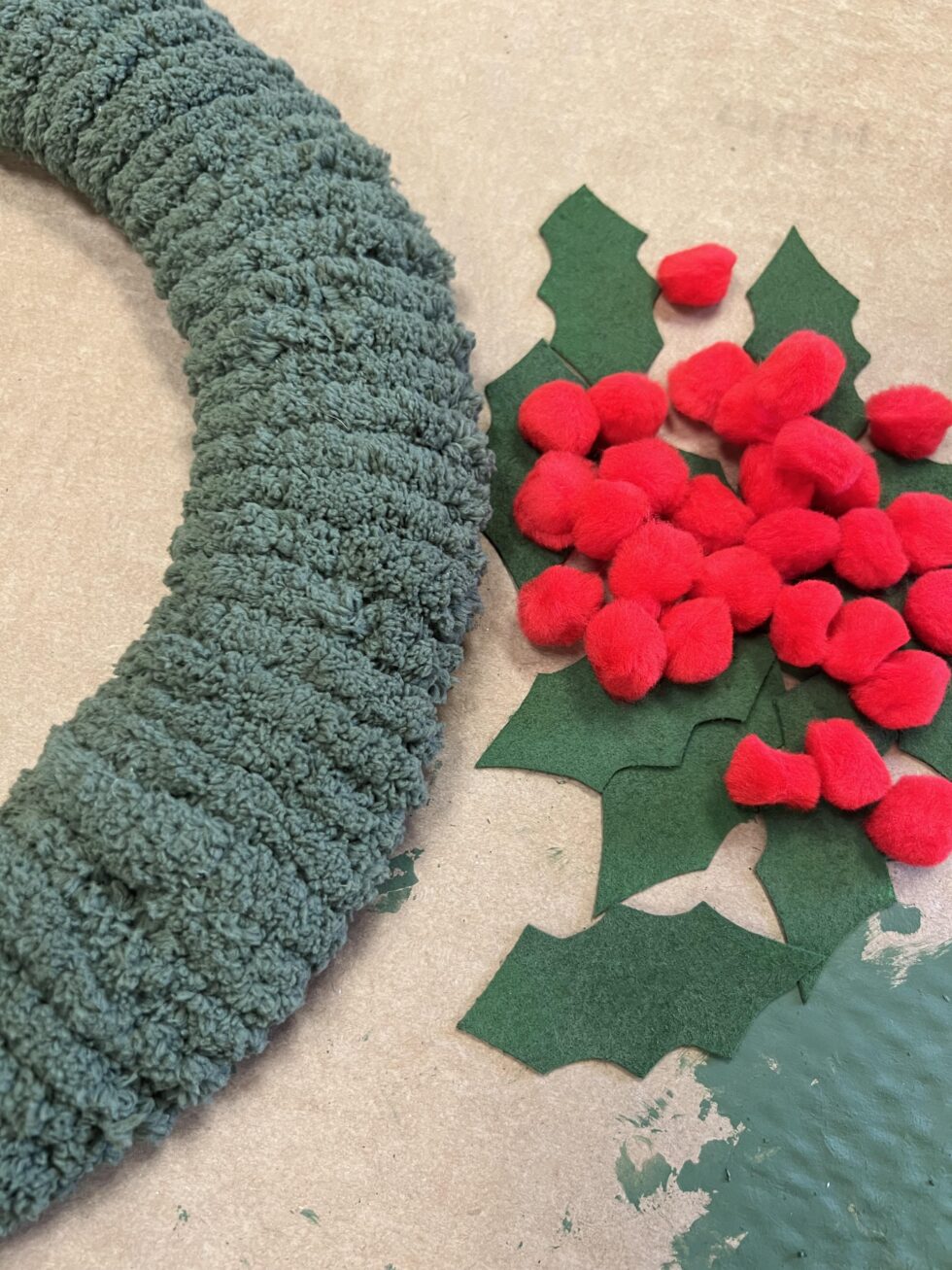 How To Make A Holly Wreath - The Shabby Tree
