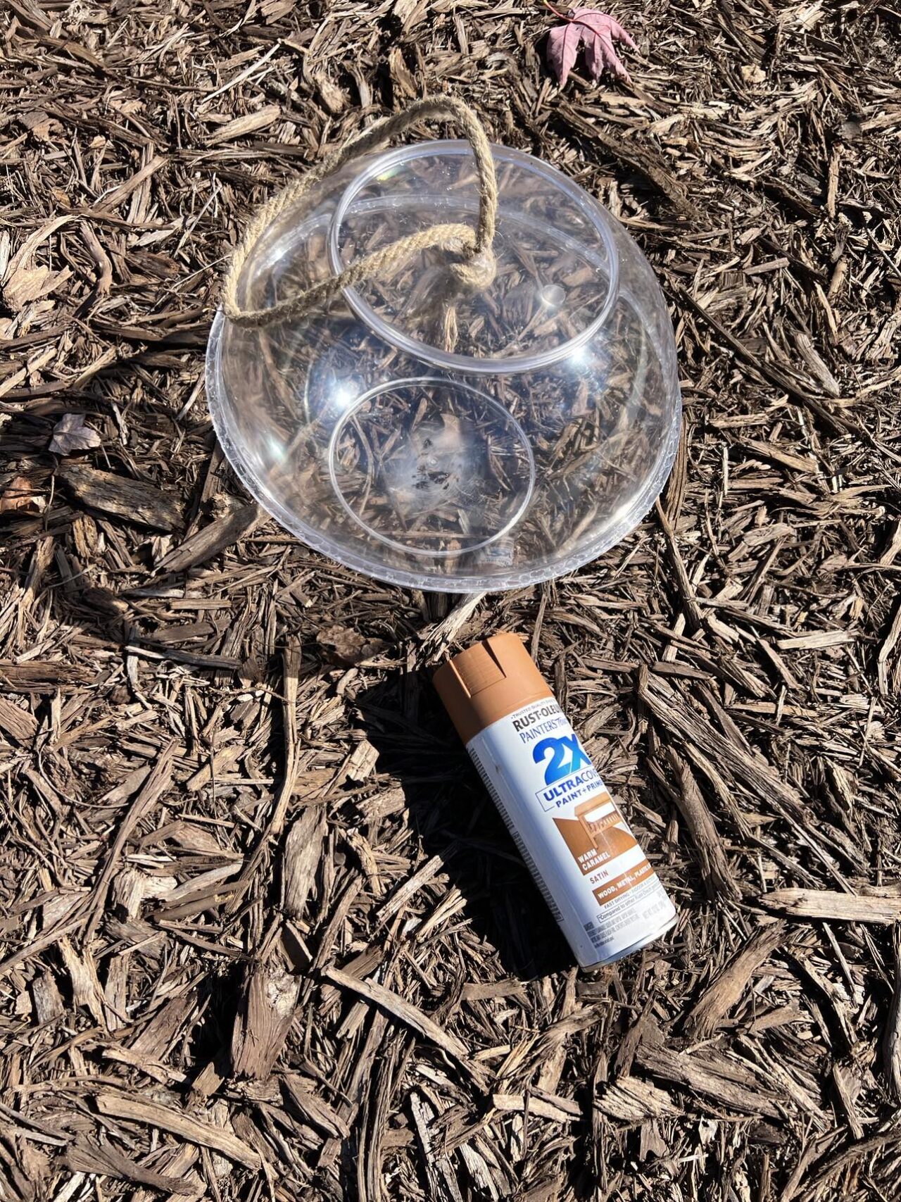 How To Make A Rusty Bell Out Of Plastic Bowls - The Shabby Tree