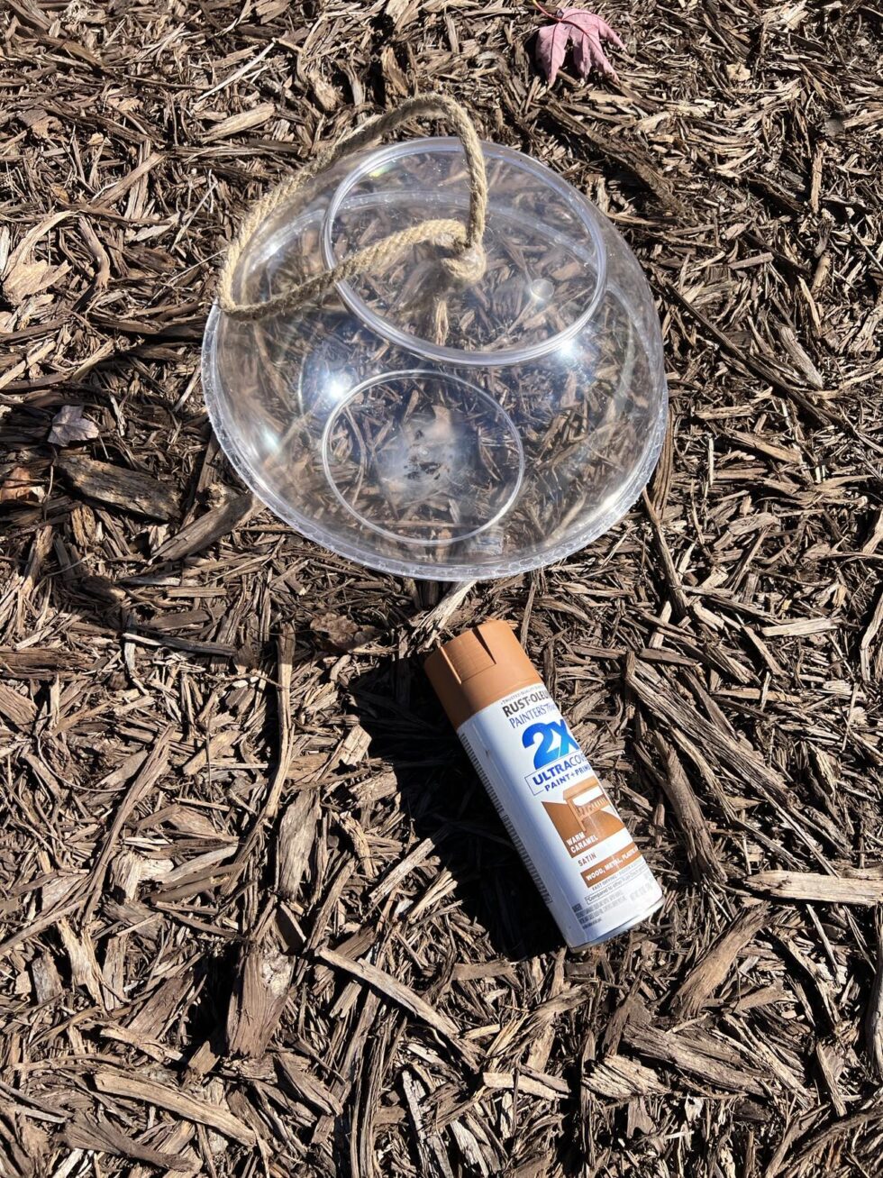 How To Make A Rusty Bell Out Of Plastic Bowls - The Shabby Tree