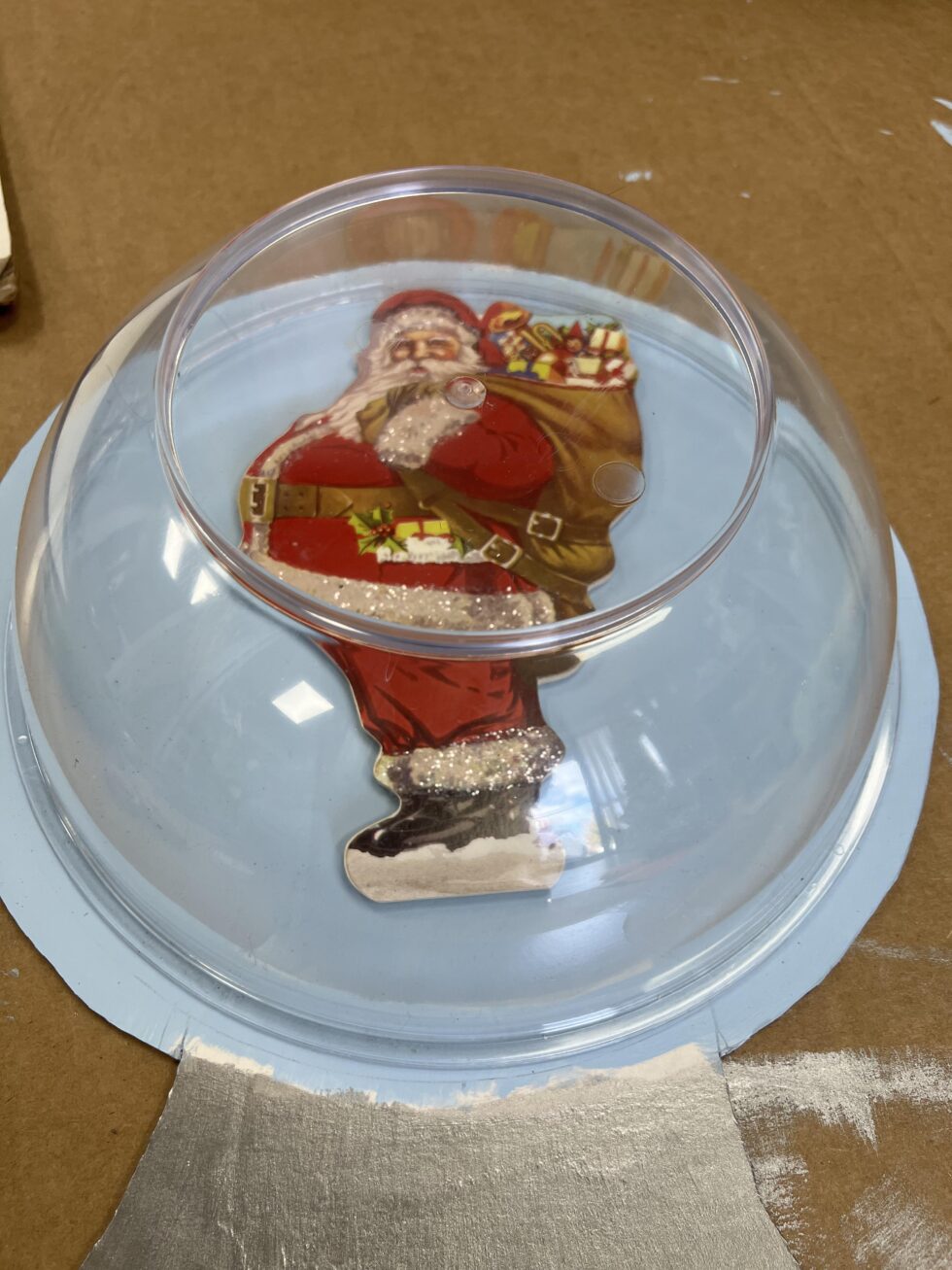 How To Make A Snow Globe Out Of A Plastic Bowl - The Shabby Tree