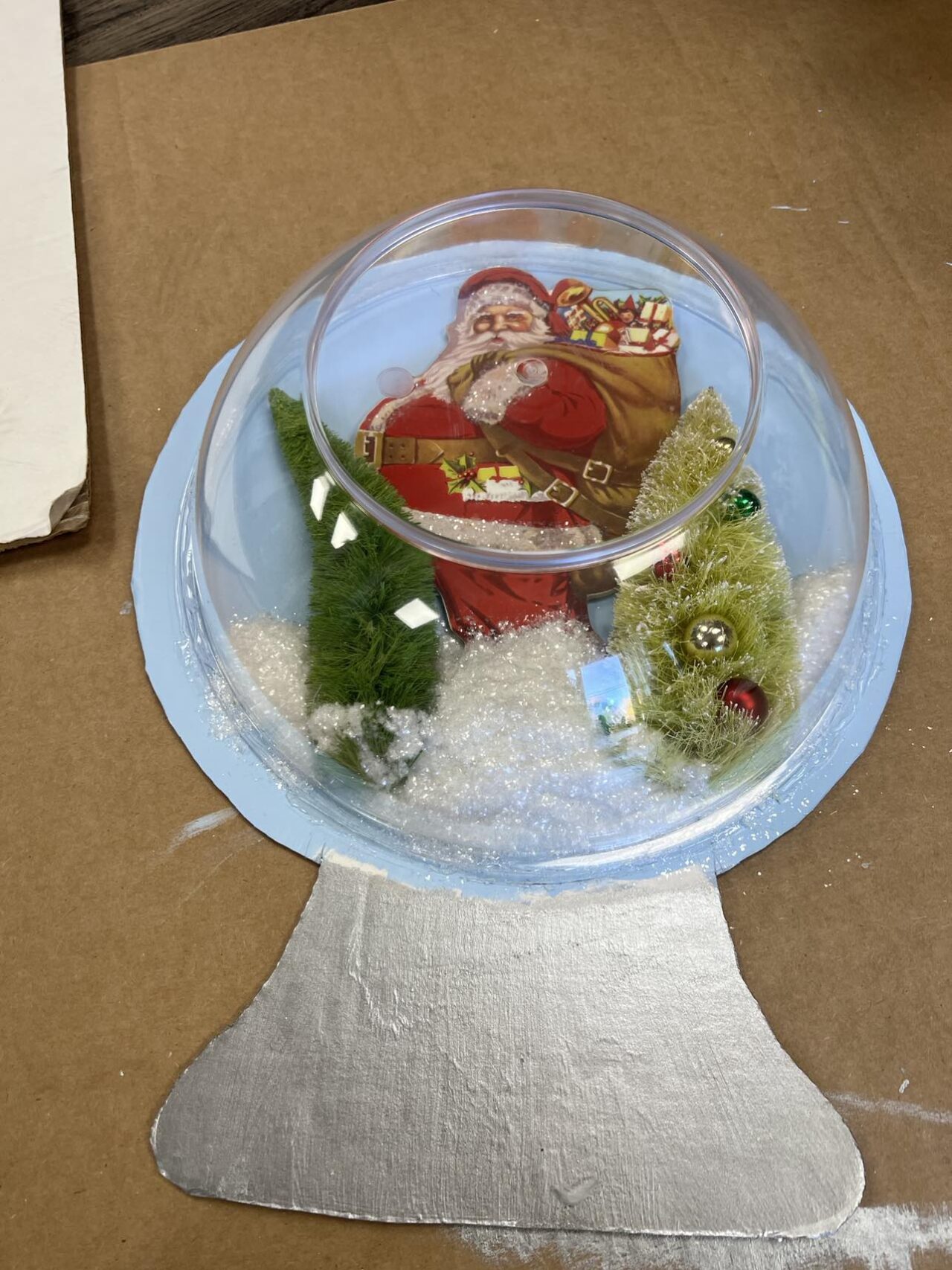 How To Make A Snow Globe Out Of A Plastic Bowl - The Shabby Tree