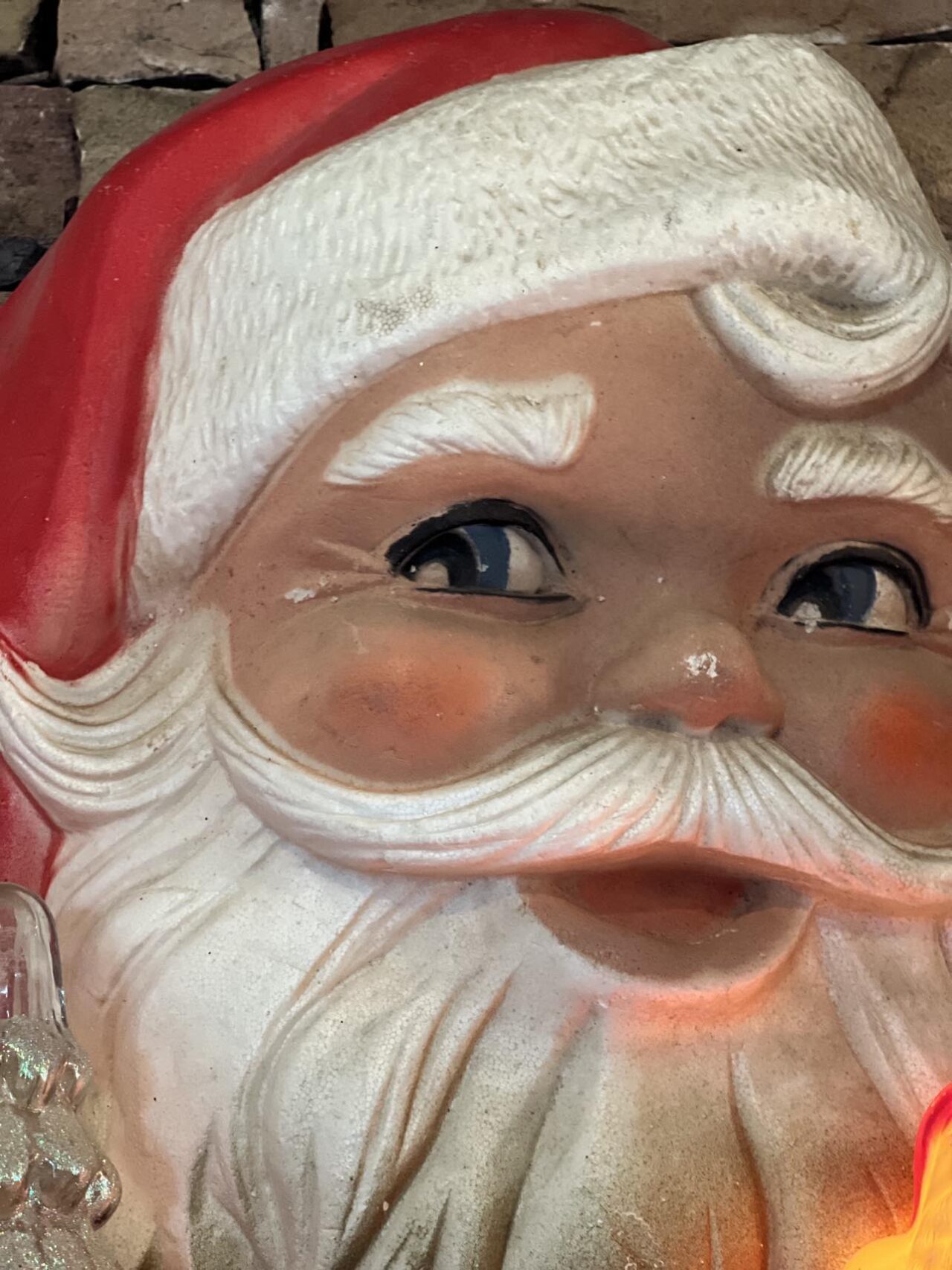 Vintage Santas Throughout My Home - The Shabby Tree