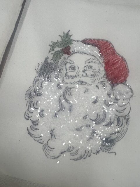 DIY Christmas Decor Using A Muslin Sack - The Shabby Tree