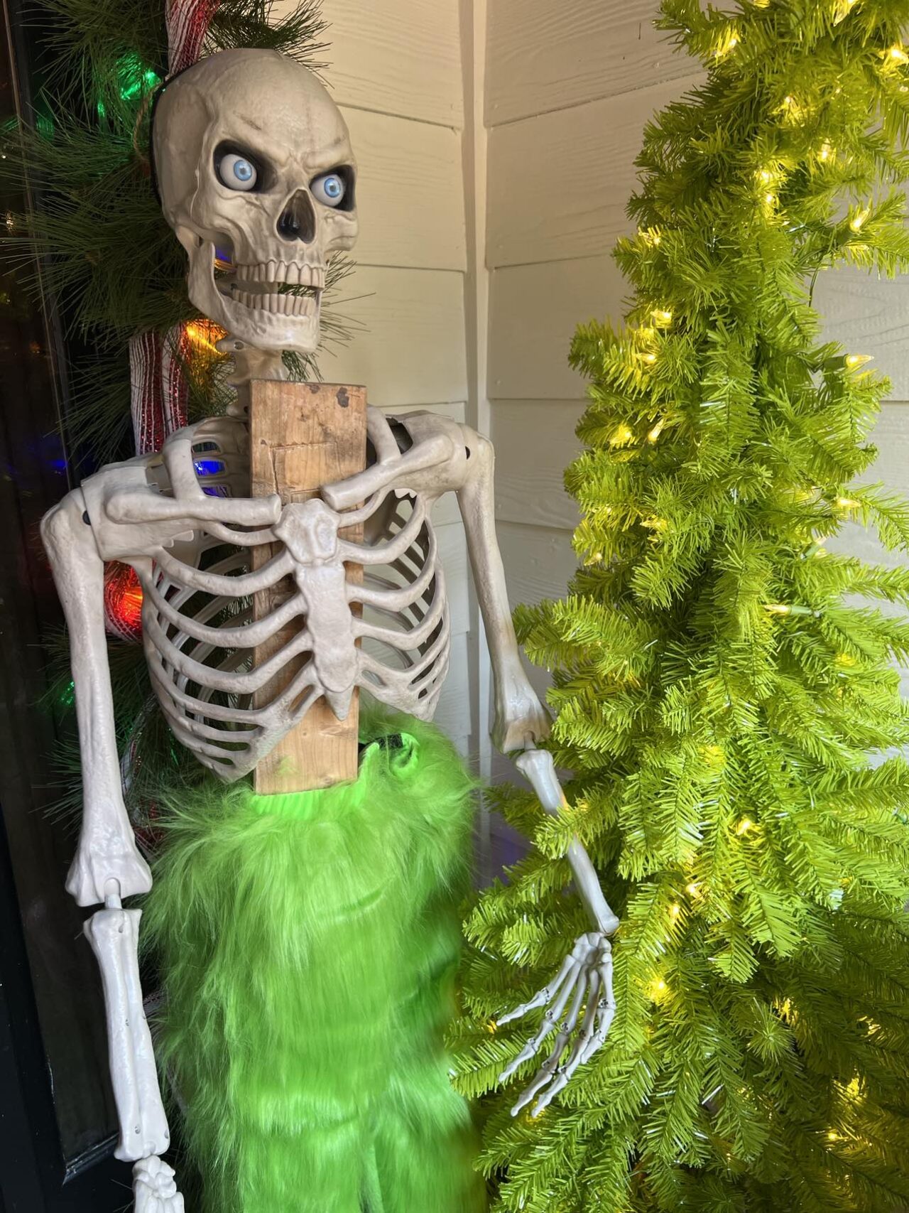 How To Make A Grinch Tree - The Shabby Tree