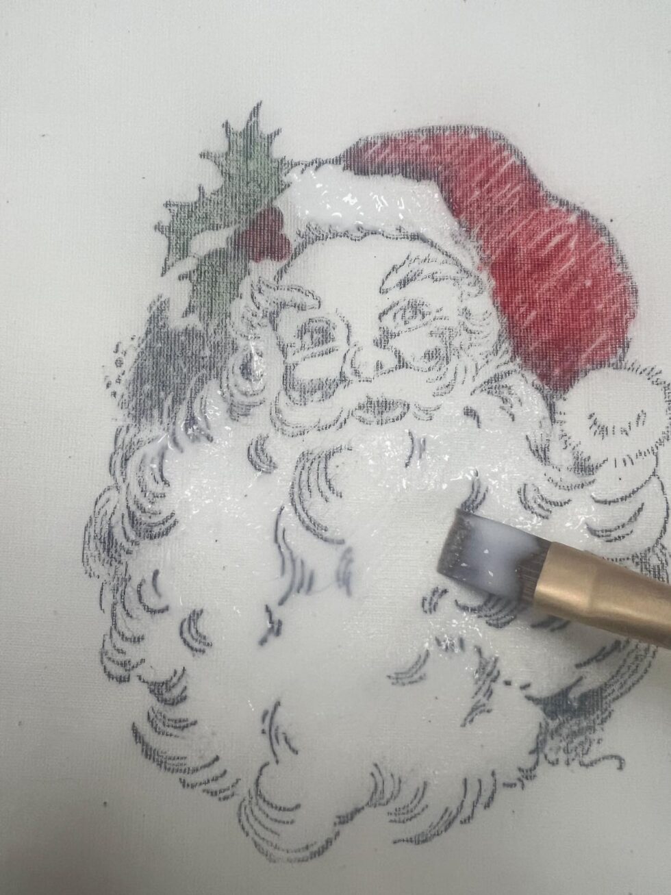 DIY Christmas Decor Using A Muslin Sack - The Shabby Tree