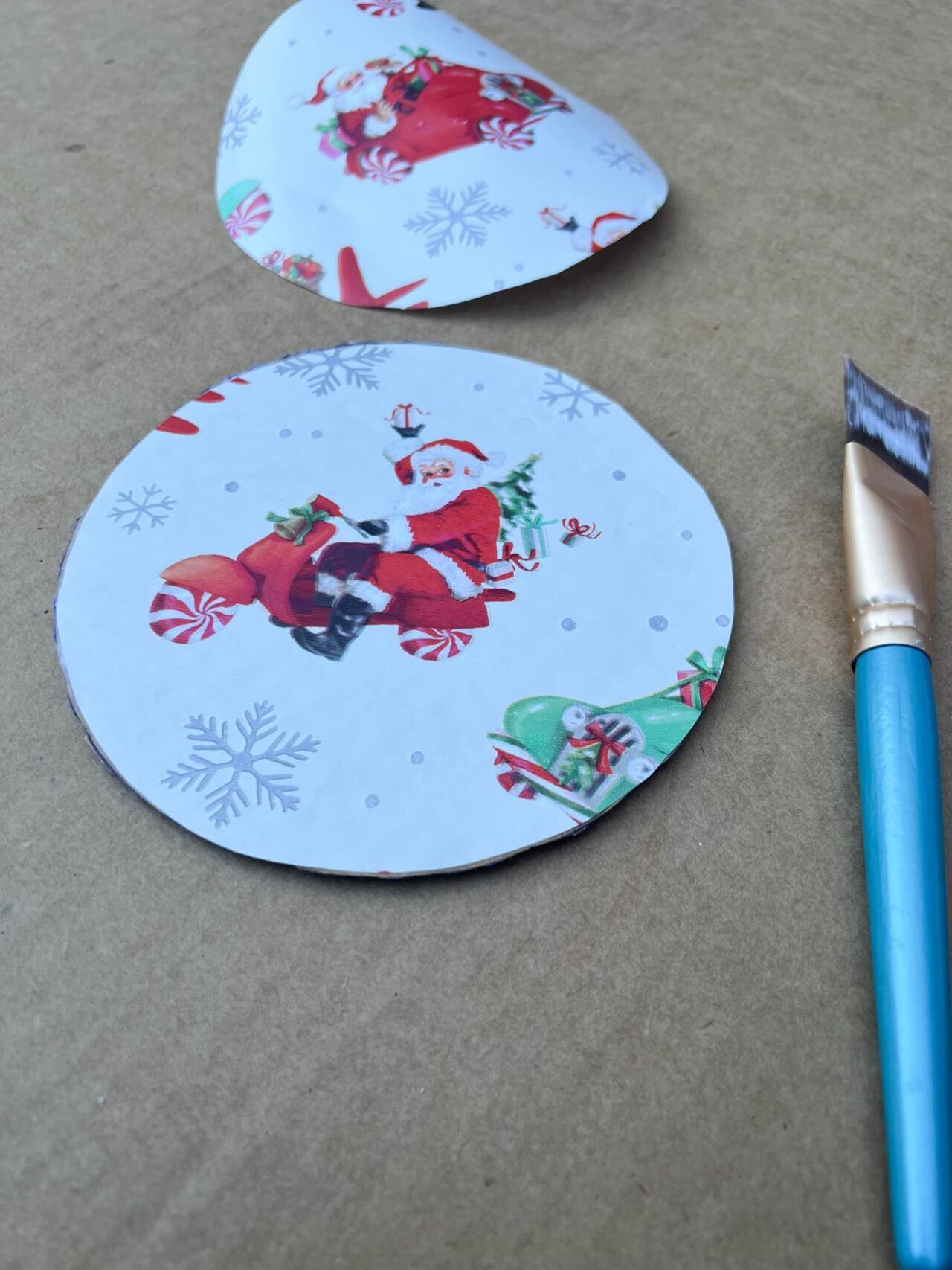 How To Make An Ornament Out Of Wrapping Paper - The Shabby Tree