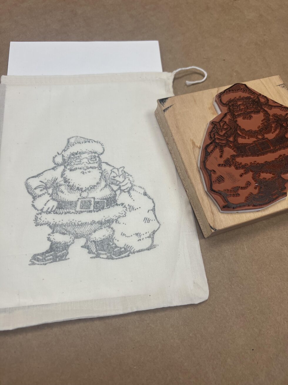 DIY Christmas Decor Using A Muslin Sack - The Shabby Tree