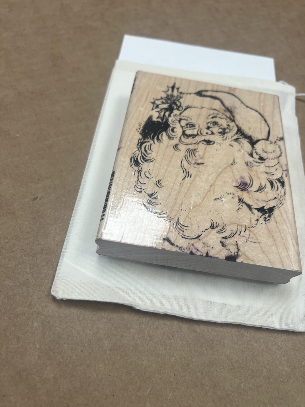 DIY Christmas Decor Using A Muslin Sack - The Shabby Tree