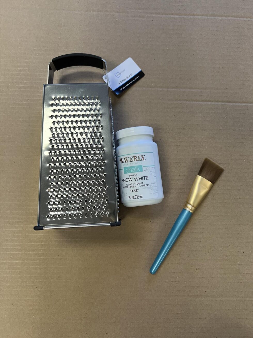 How To Make A Snowman Out Of A Grater - The Shabby Tree