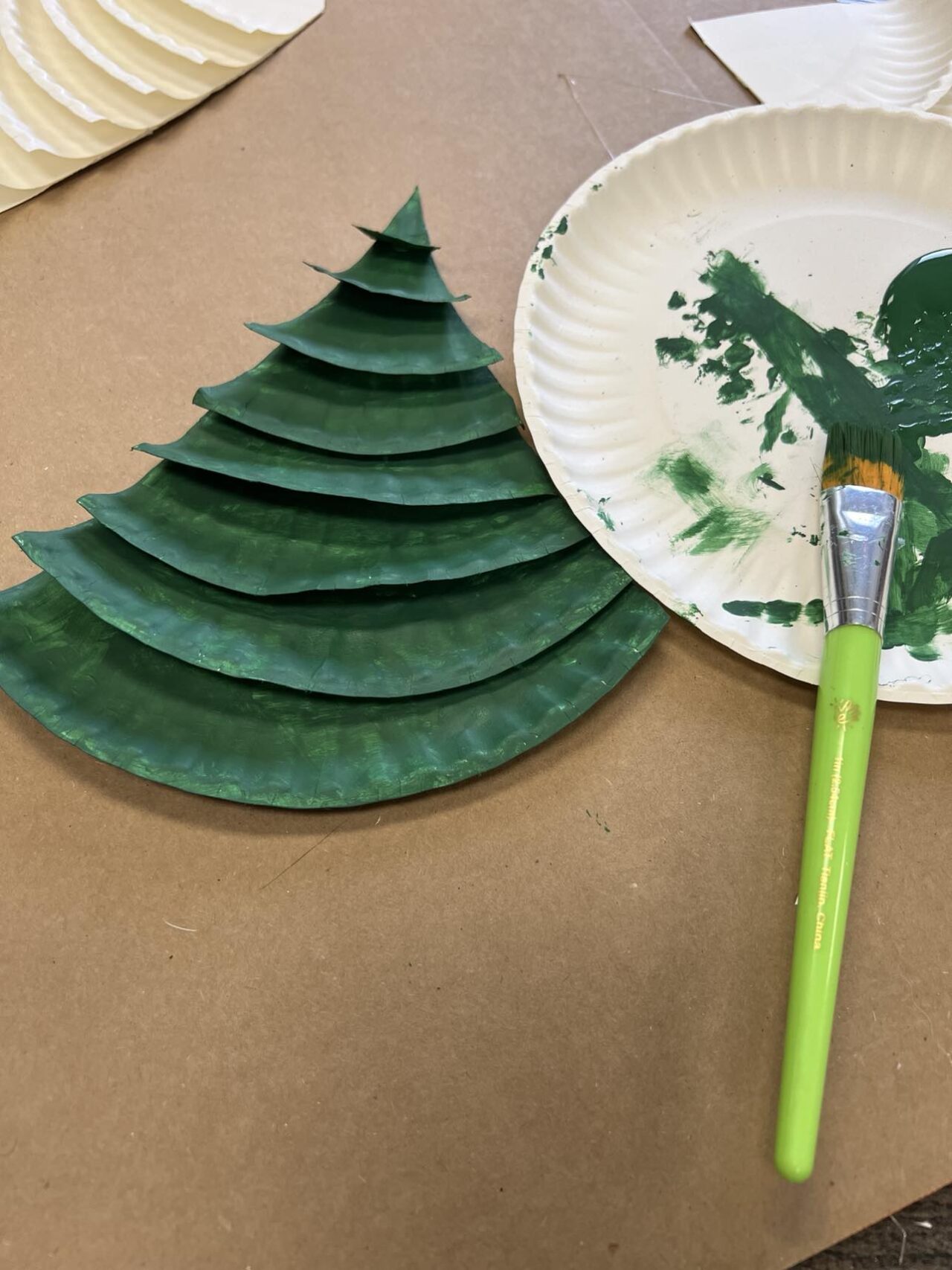 How To Make A Tree Out Of Paper Plates - The Shabby Tree