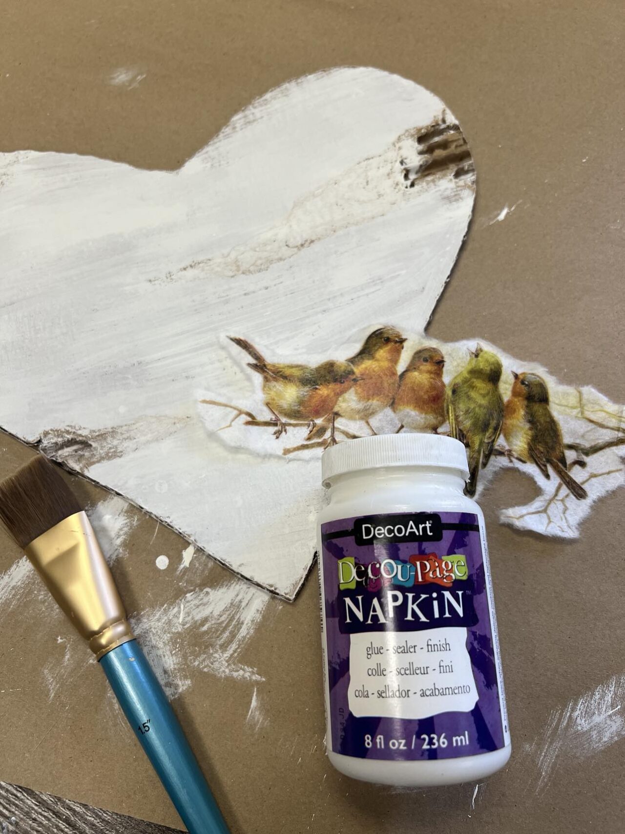 How To Make A Rustic Heart Out Of Cardboard - The Shabby Tree