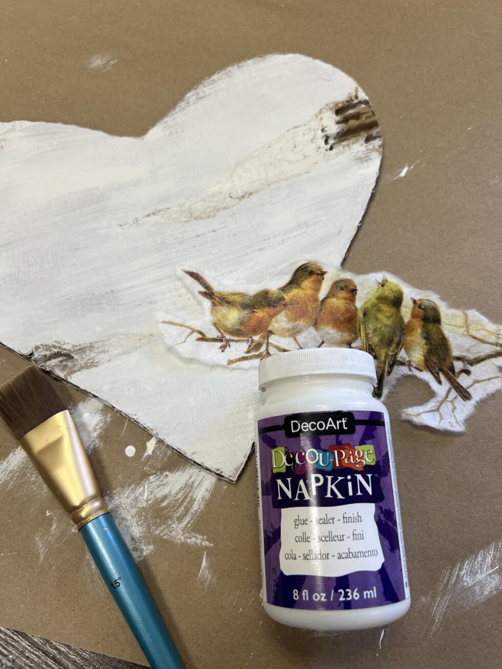 How To Make A Rustic Heart Out Of Cardboard - The Shabby Tree