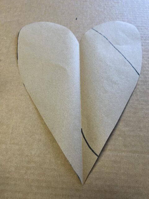 How To Make A Hanging Heart Pocket - The Shabby Tree