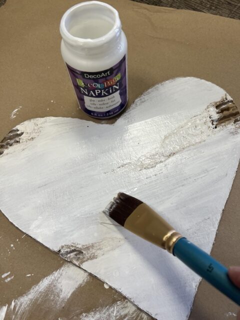 How To Make A Rustic Heart Out Of Cardboard - The Shabby Tree