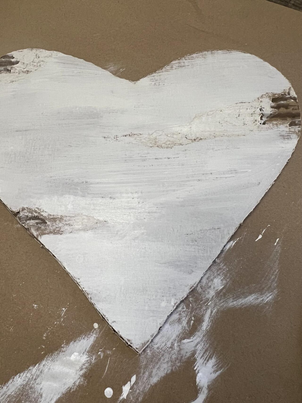 How To Make A Rustic Heart Out Of Cardboard - The Shabby Tree