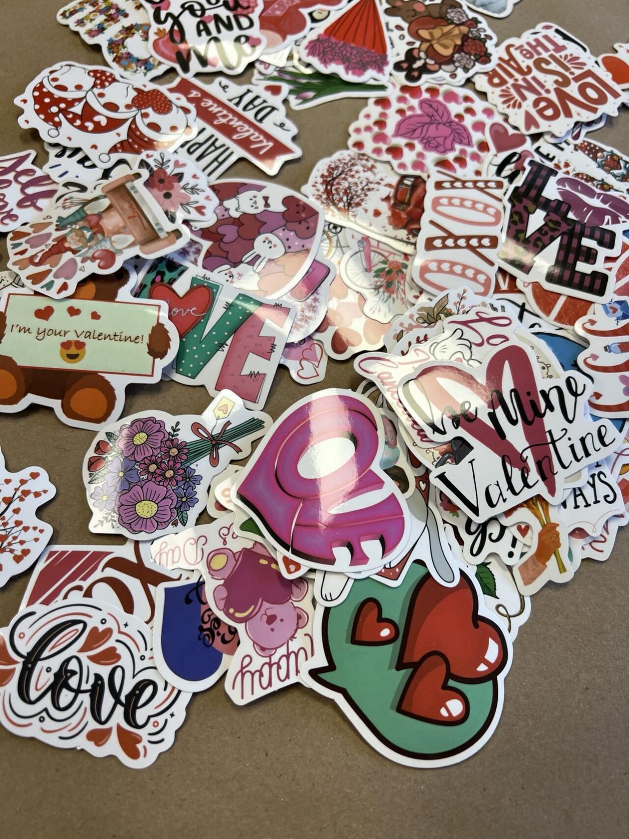 How To Make A Heart Out Of Stickers - The Shabby Tree