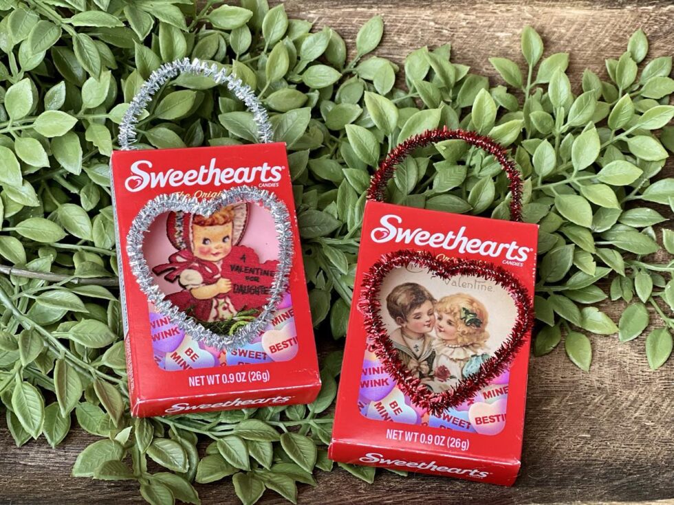 How To Make A Valentine Decoration Out Of A Sweetheart Box - The Shabby ...