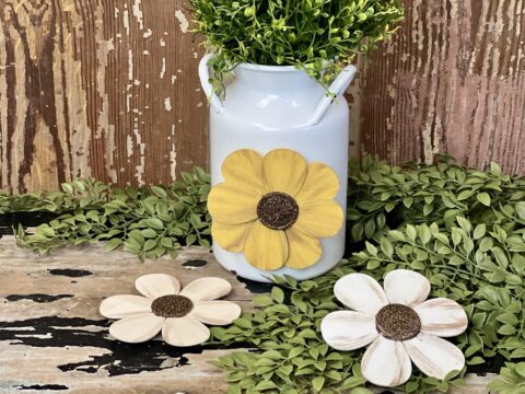 How To Make Magnetic Flowers - The Shabby Tree