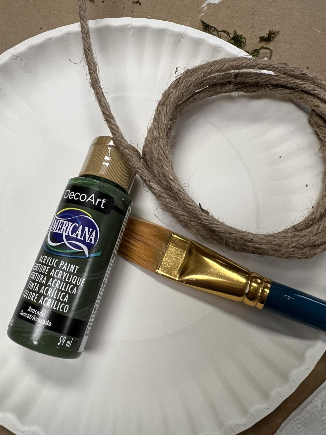 How To Use Fast Dry Spackling For A Spring Decoration - The Shabby Tree