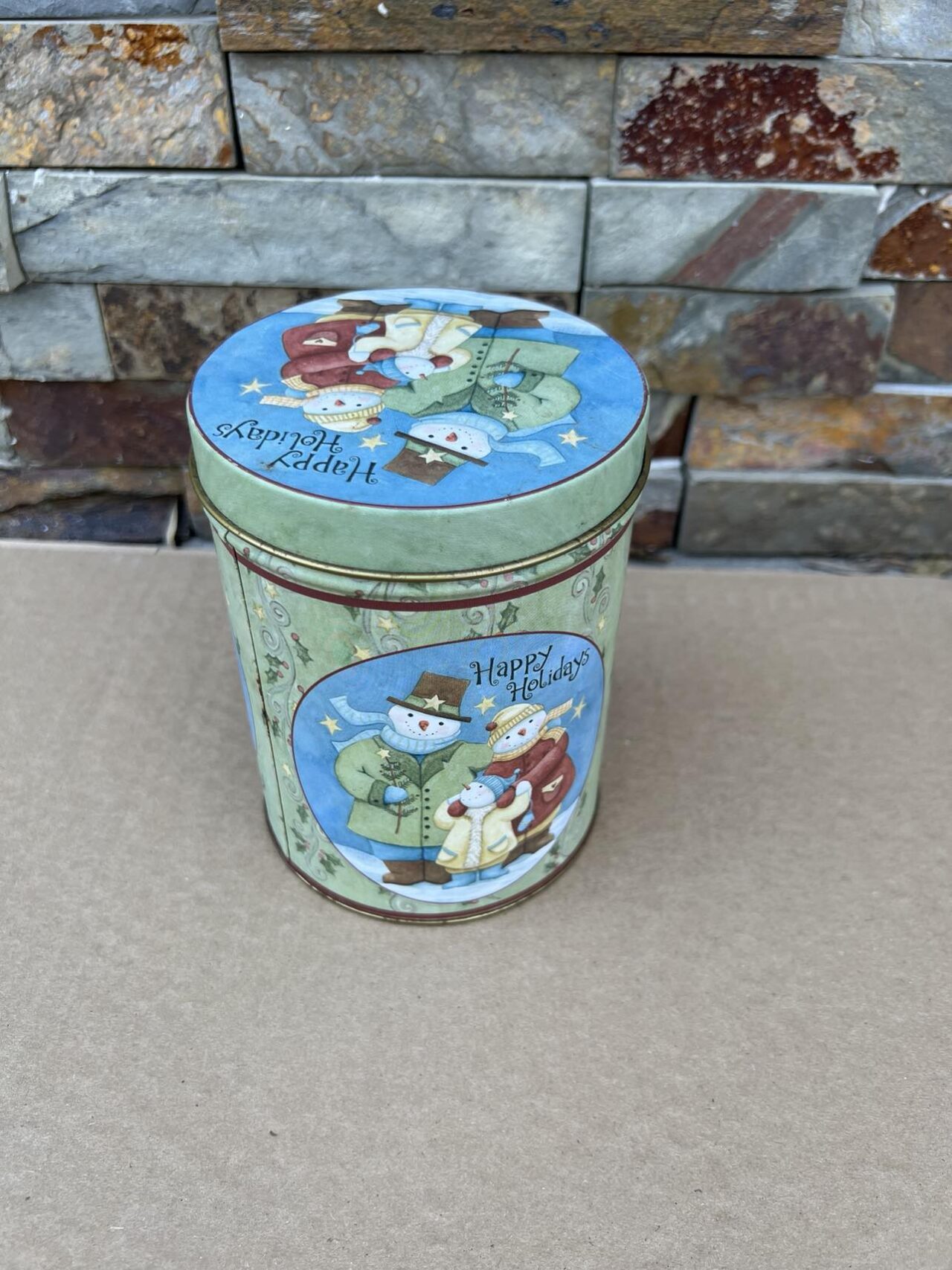 Thrift Store Metal Container Makeover - The Shabby Tree