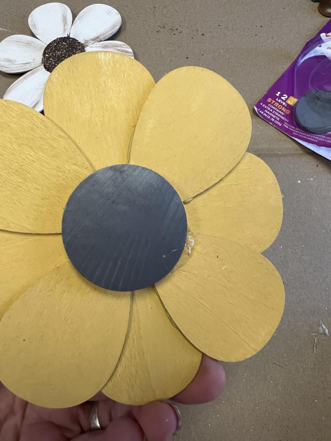 How To Make Magnetic Flowers - The Shabby Tree
