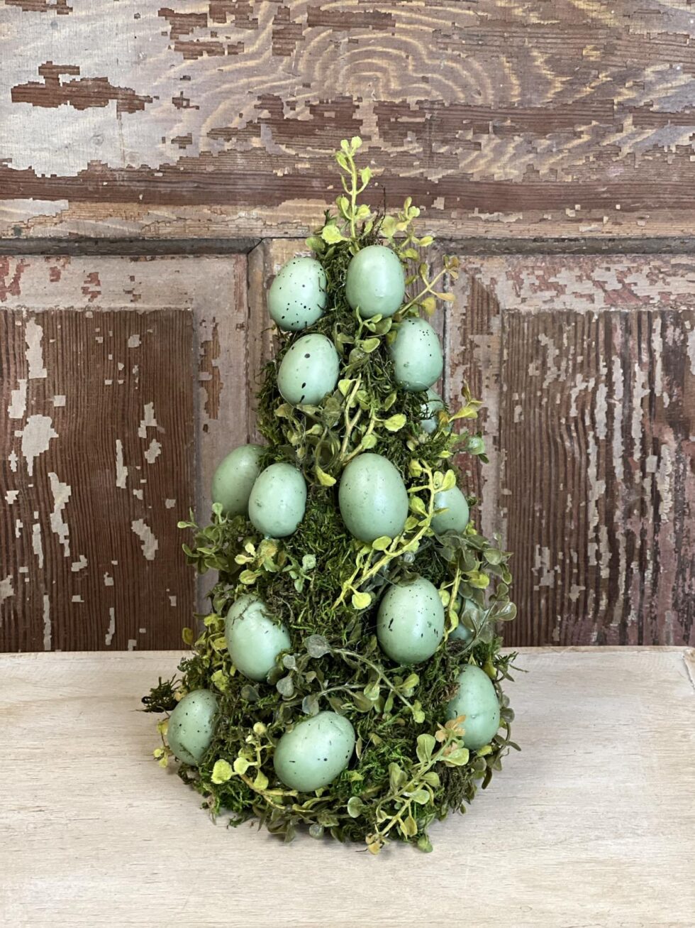 Paper Mache Cone Makeover - The Shabby Tree