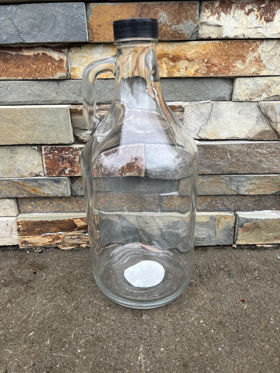 Target Glass Growler Makeover - The Shabby Tree