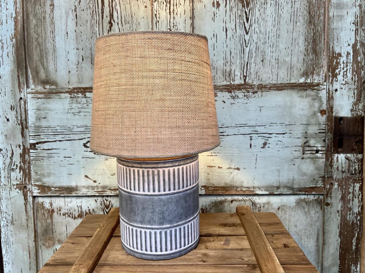 How To Make A Lamp Out Of A Container - The Shabby Tree