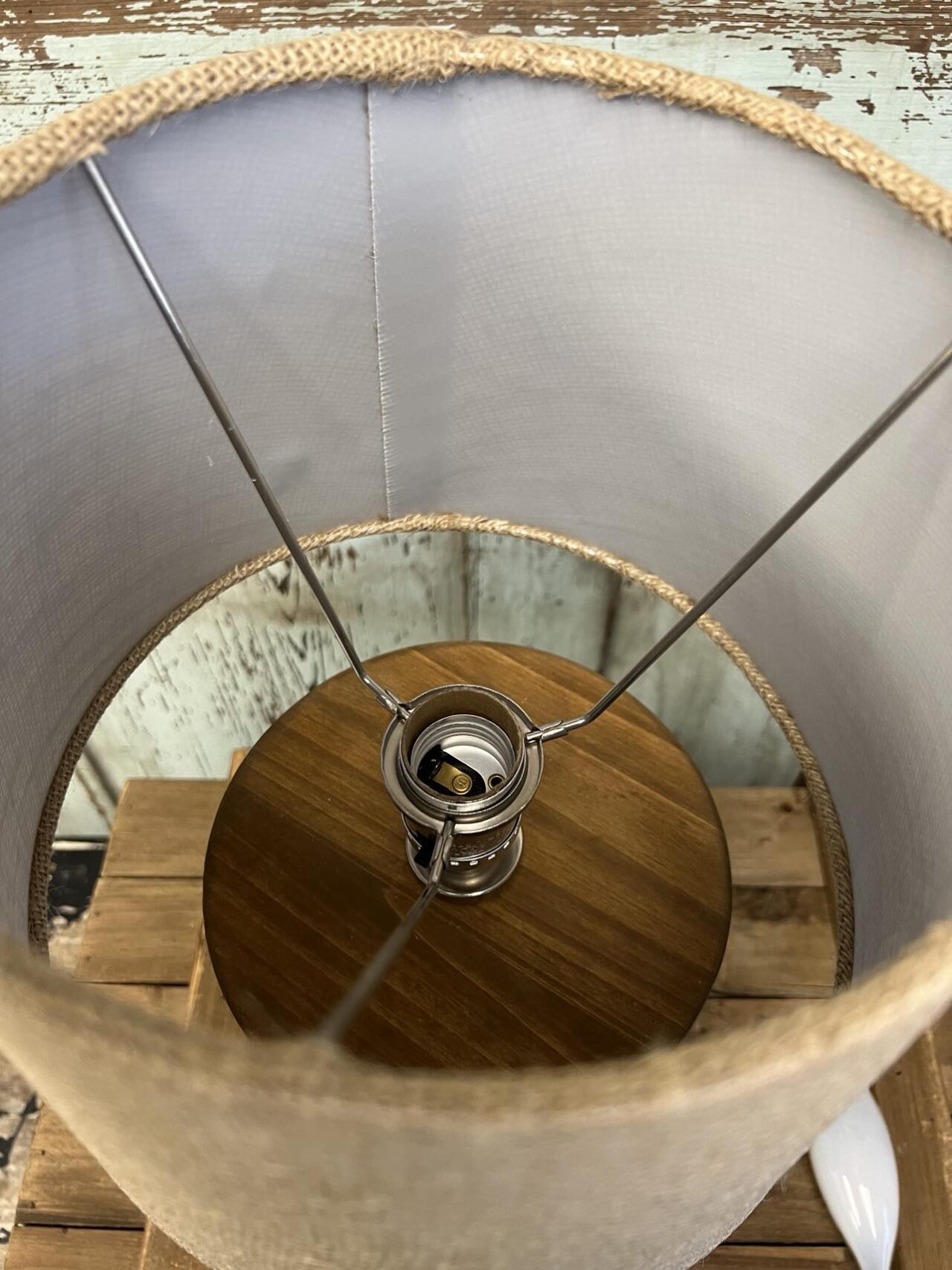 How To Make A Lamp Out Of A Container - The Shabby Tree