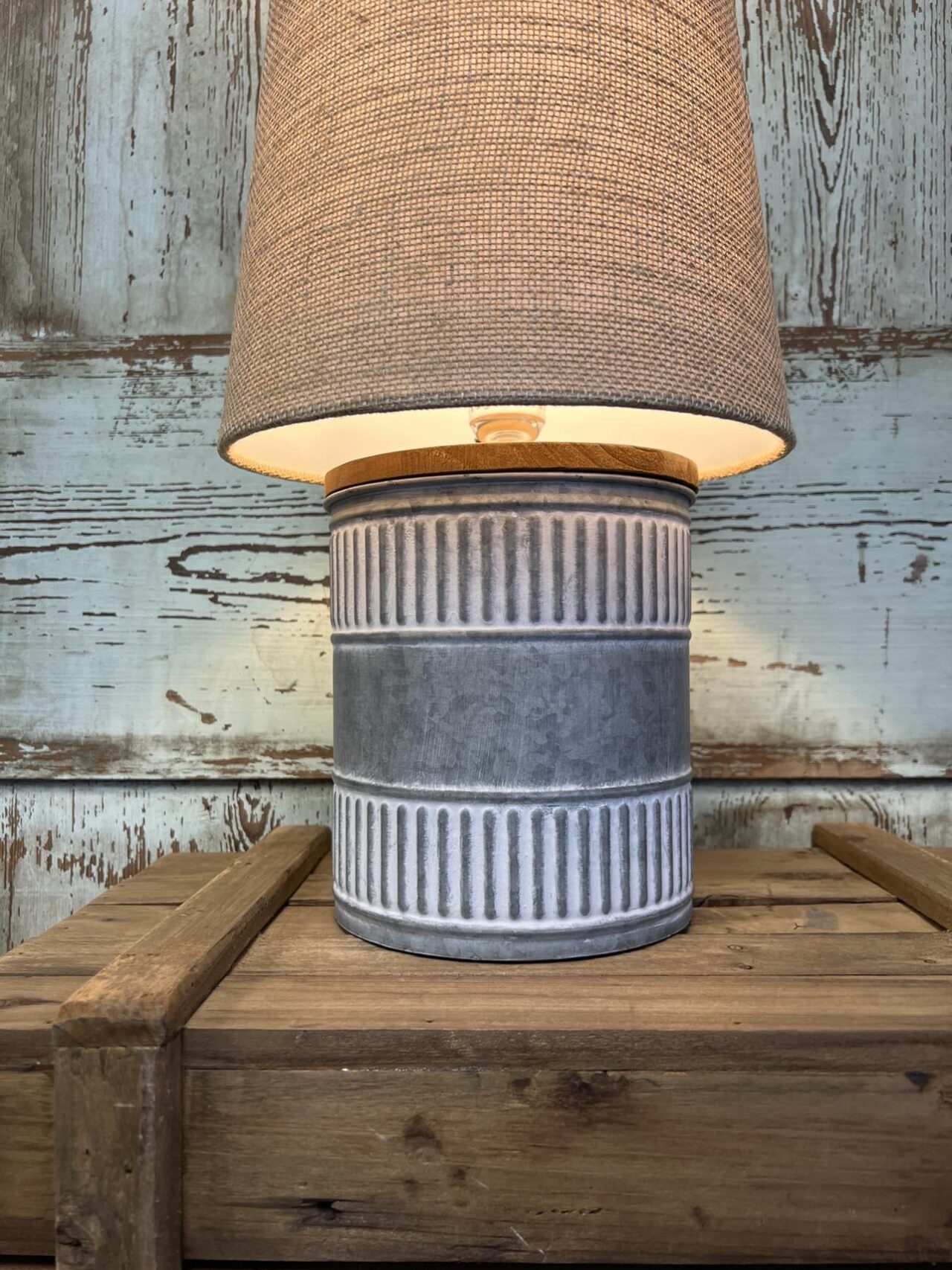 How To Make A Lamp Out Of A Container - The Shabby Tree