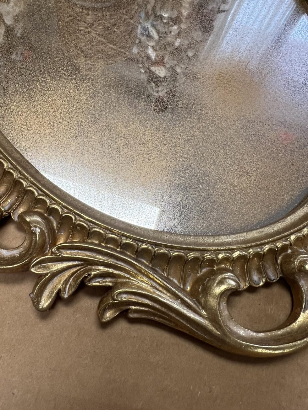 Mirror Makeover Using A Transfer - The Shabby Tree