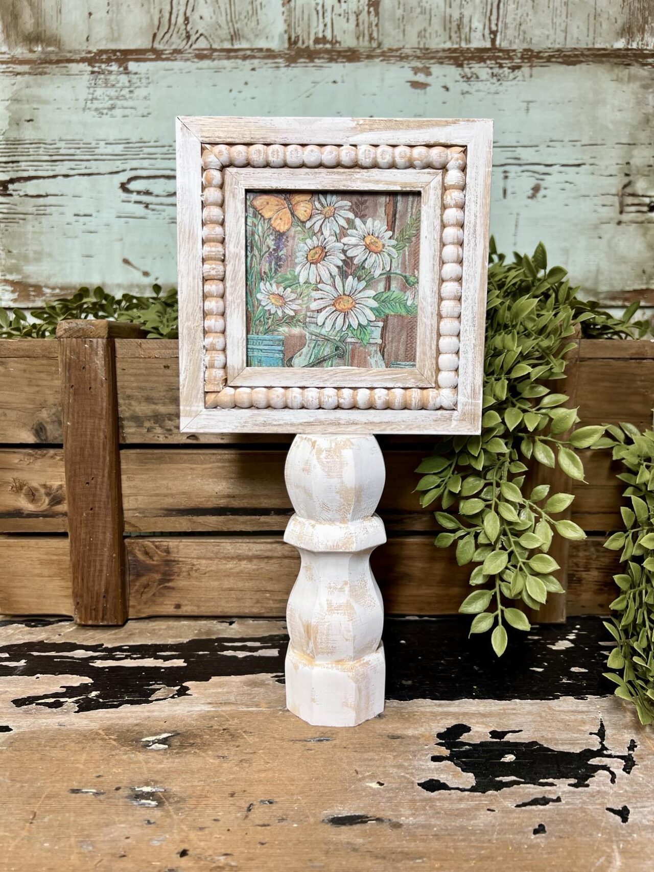 Dollar Tree Wooden Frame Makeover - The Shabby Tree