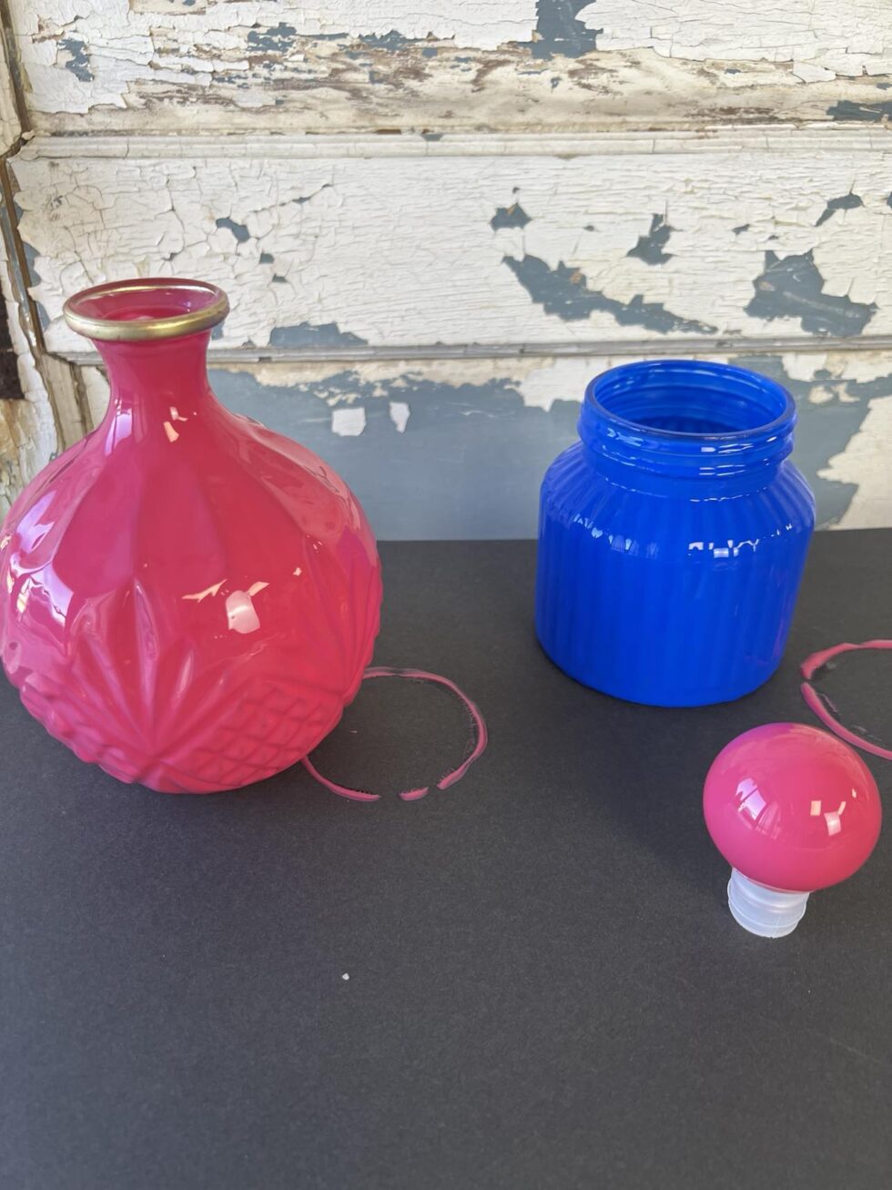 How To Paint Glass With FolkArt Murano Glass Paint - The Shabby Tree
