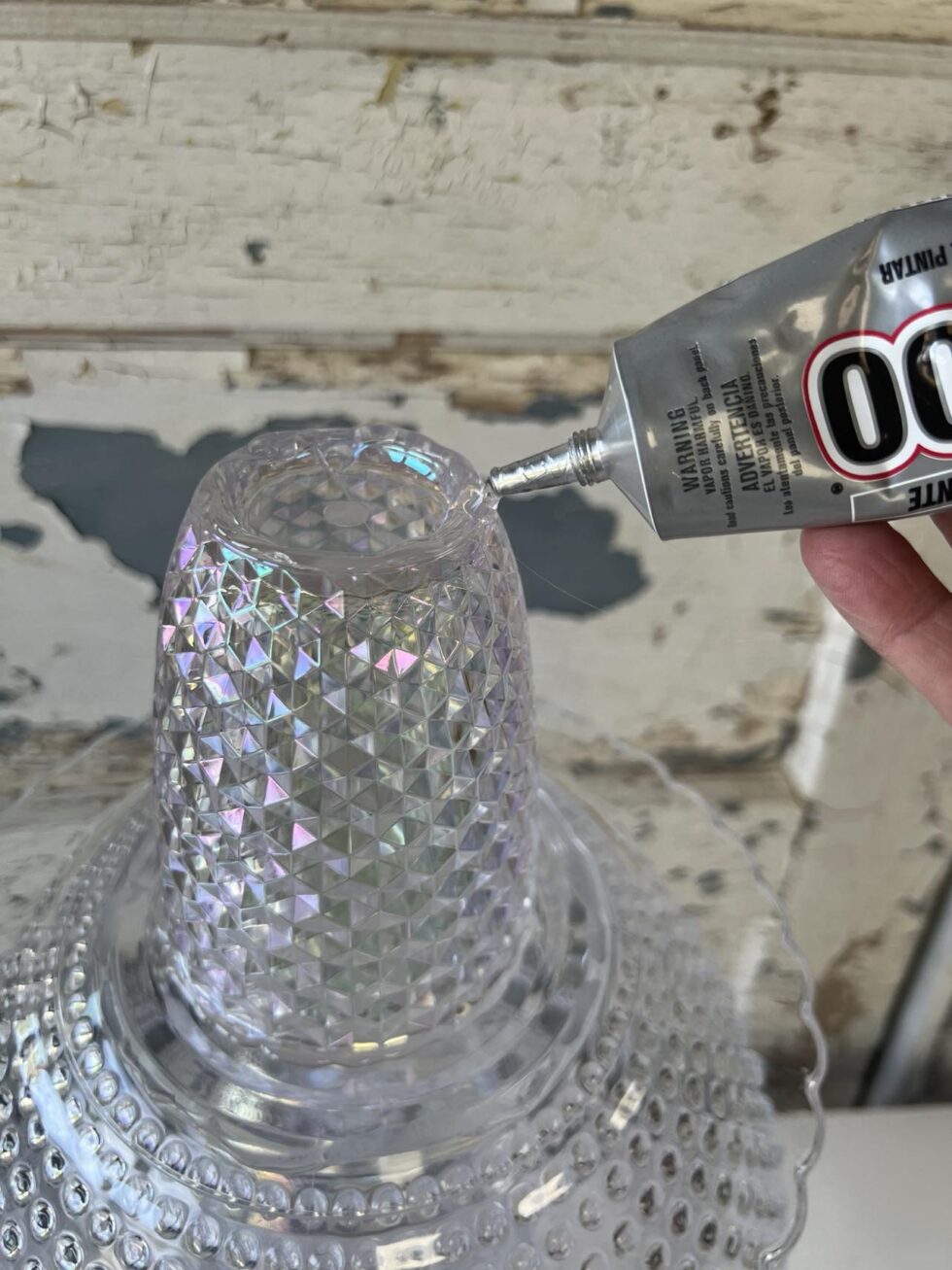 How To Make A Tree Out Of Bowls And Cups - The Shabby Tree