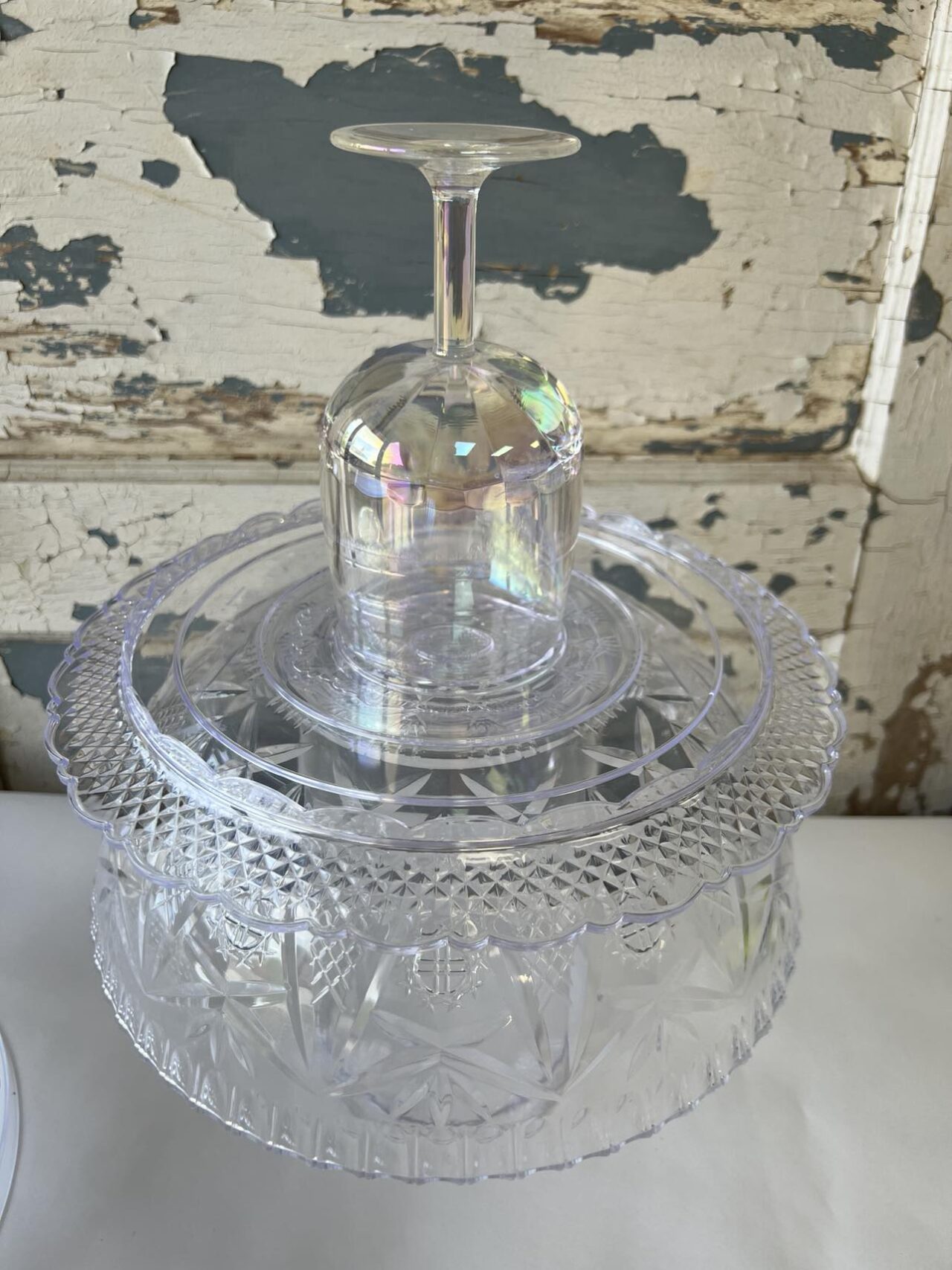 How To Make A Tree Out Of Bowls And Cups - The Shabby Tree