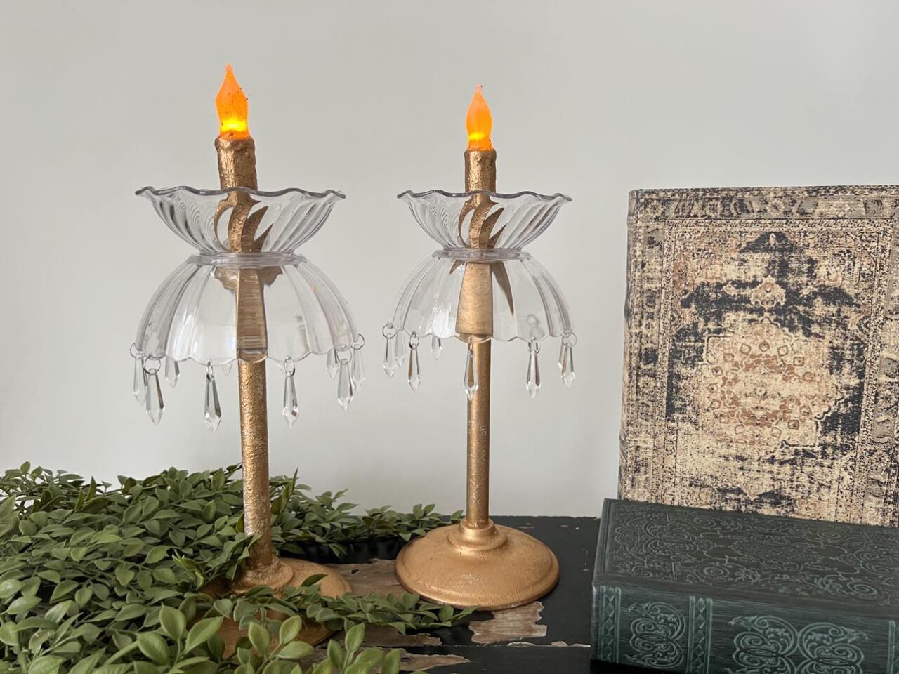 How To Make A Faux Crystal Lamp - The Shabby Tree