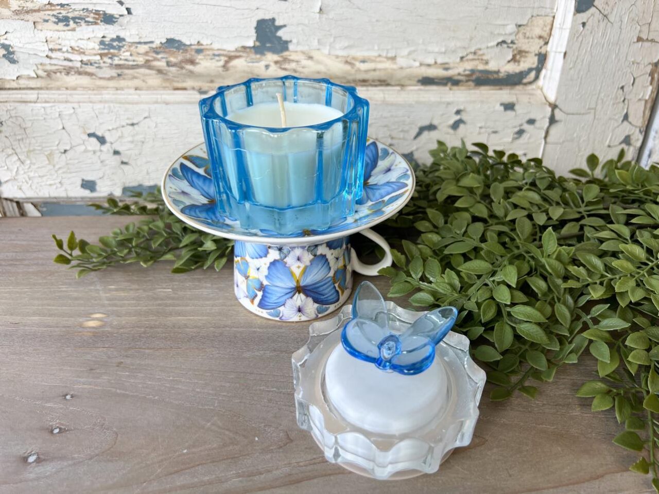 How To Make A Tea Cup Candle Holder - The Shabby Tree