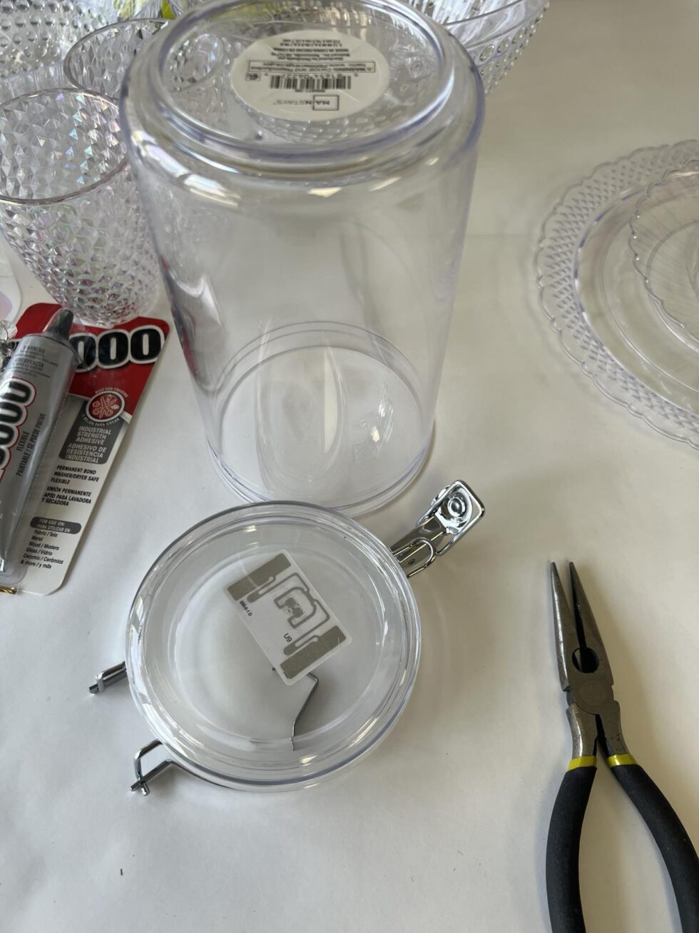 How To Make A Tree Out Of Bowls And Cups - The Shabby Tree
