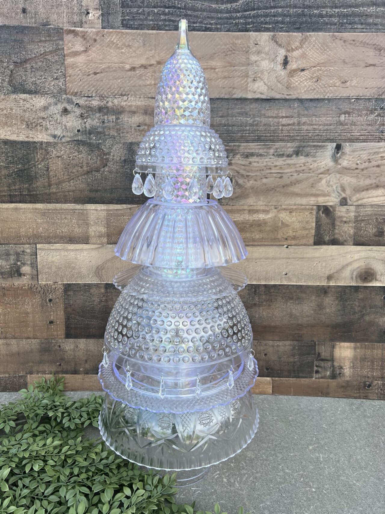 How To Make A Tree Out Of Bowls And Cups - The Shabby Tree