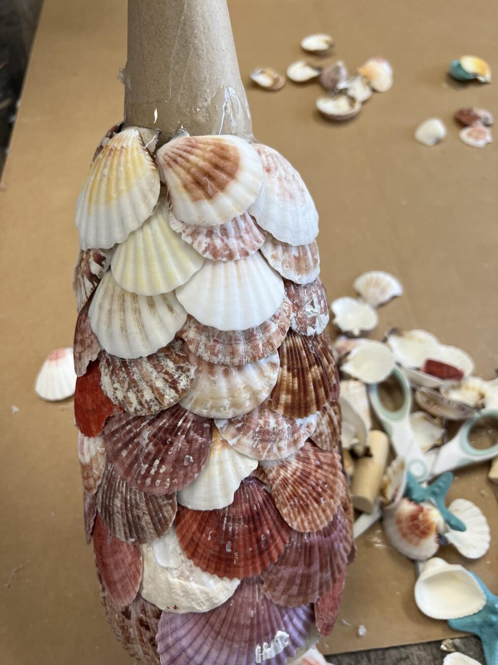 How To Make A Sea Shell Tree - The Shabby Tree