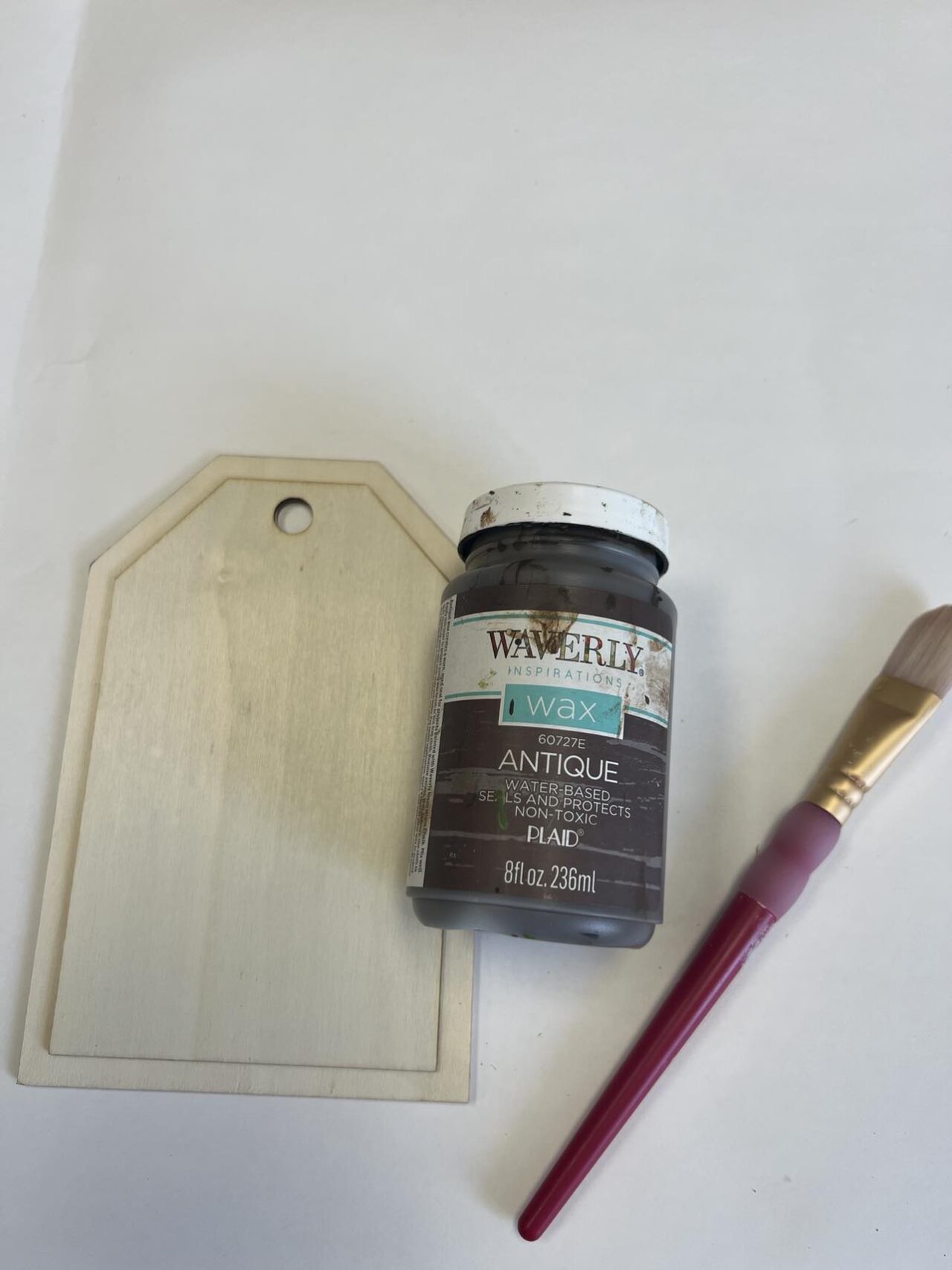 Wooden Hang Tag Makeover - The Shabby Tree