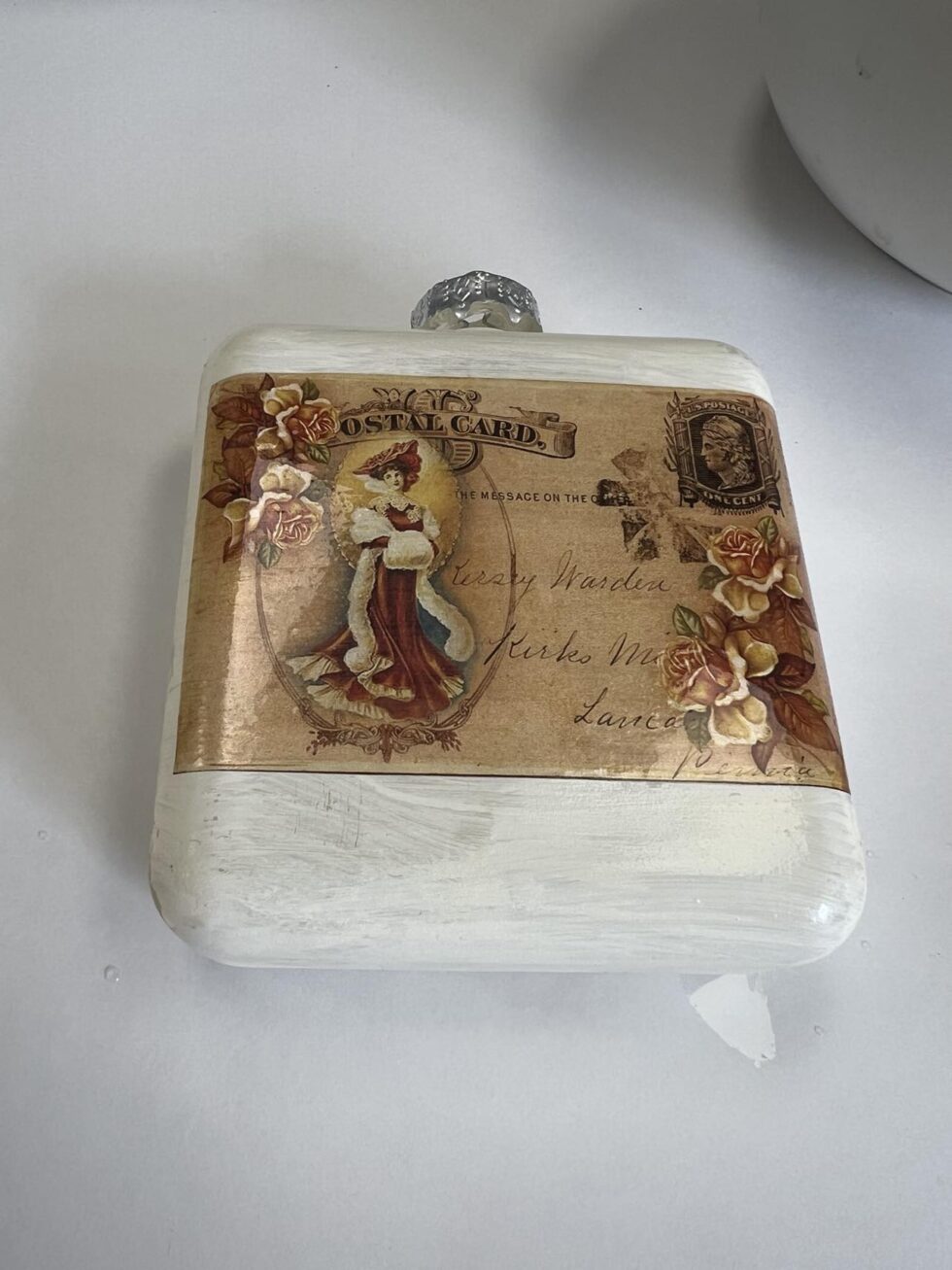 How To Make Ornaments Using Wet Transfers - The Shabby Tree