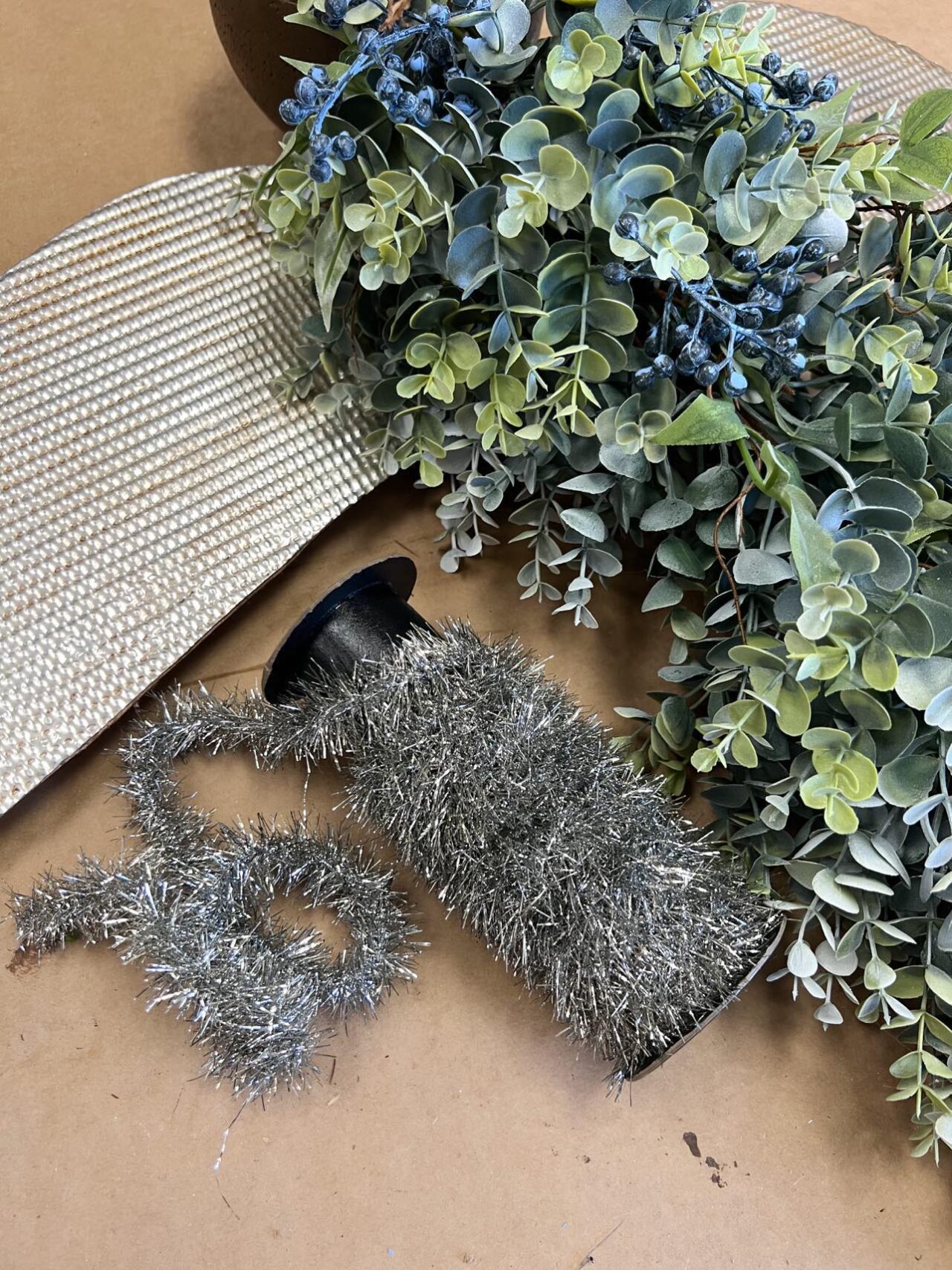 How To Make An Angel Out Of A Greenery Drop - The Shabby Tree