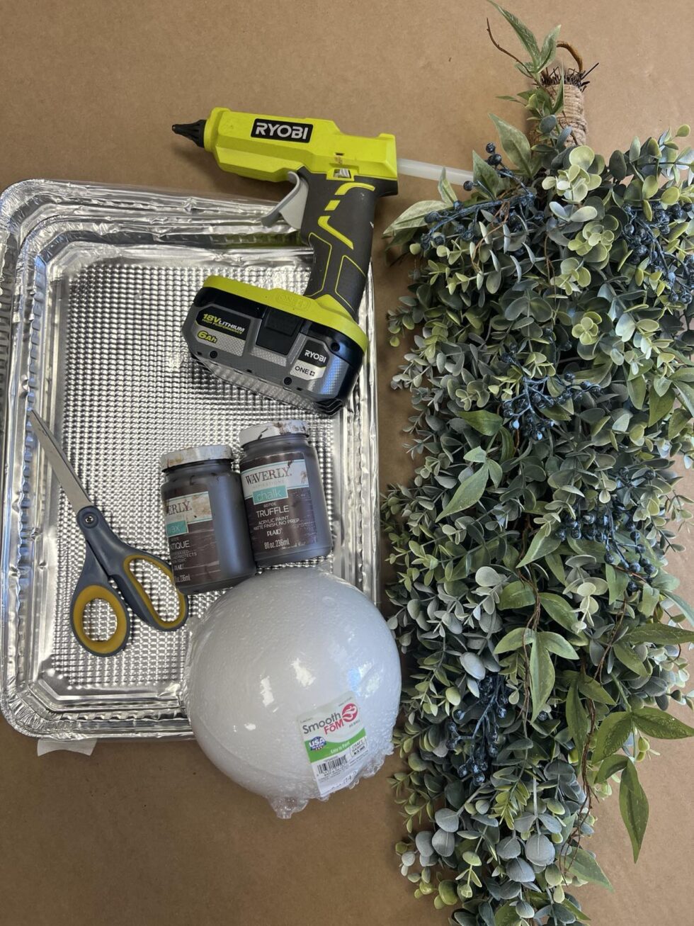 How To Make An Angel Out Of A Greenery Drop - The Shabby Tree